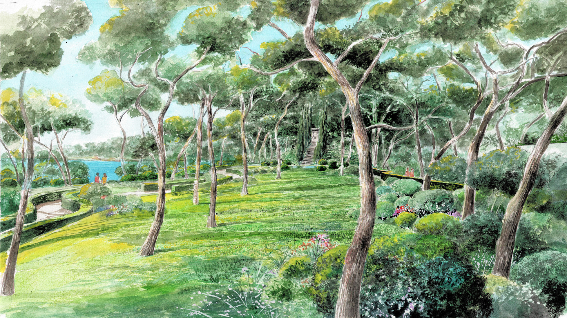Réalisation d'un jardin exotique à Saint-Jean-Cap-Ferrat | Agence Faragou Réalisation d'un jardin exotique à Saint-Jean-Cap-Ferrat | Agence Faragou