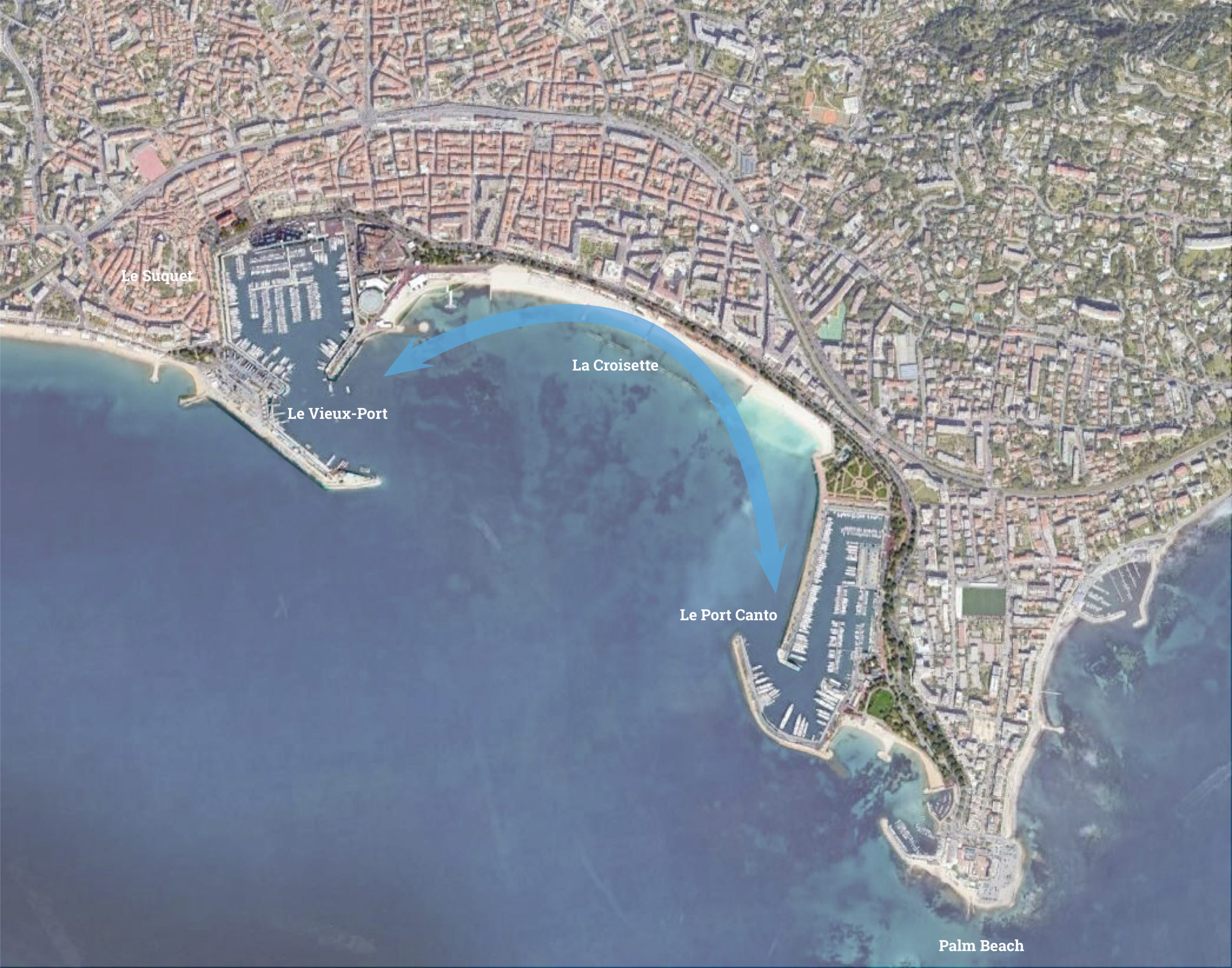 The Garden Port or the new face of Port Canto in Cannes - Perspective ...